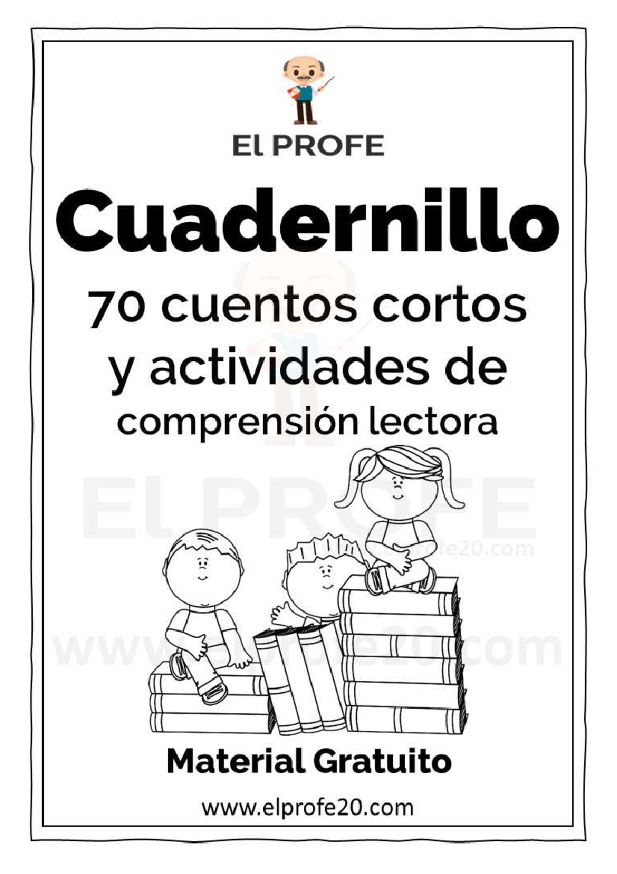 Cuadernillo 70 cuentos cortos actividades comprension lectora gratis ...