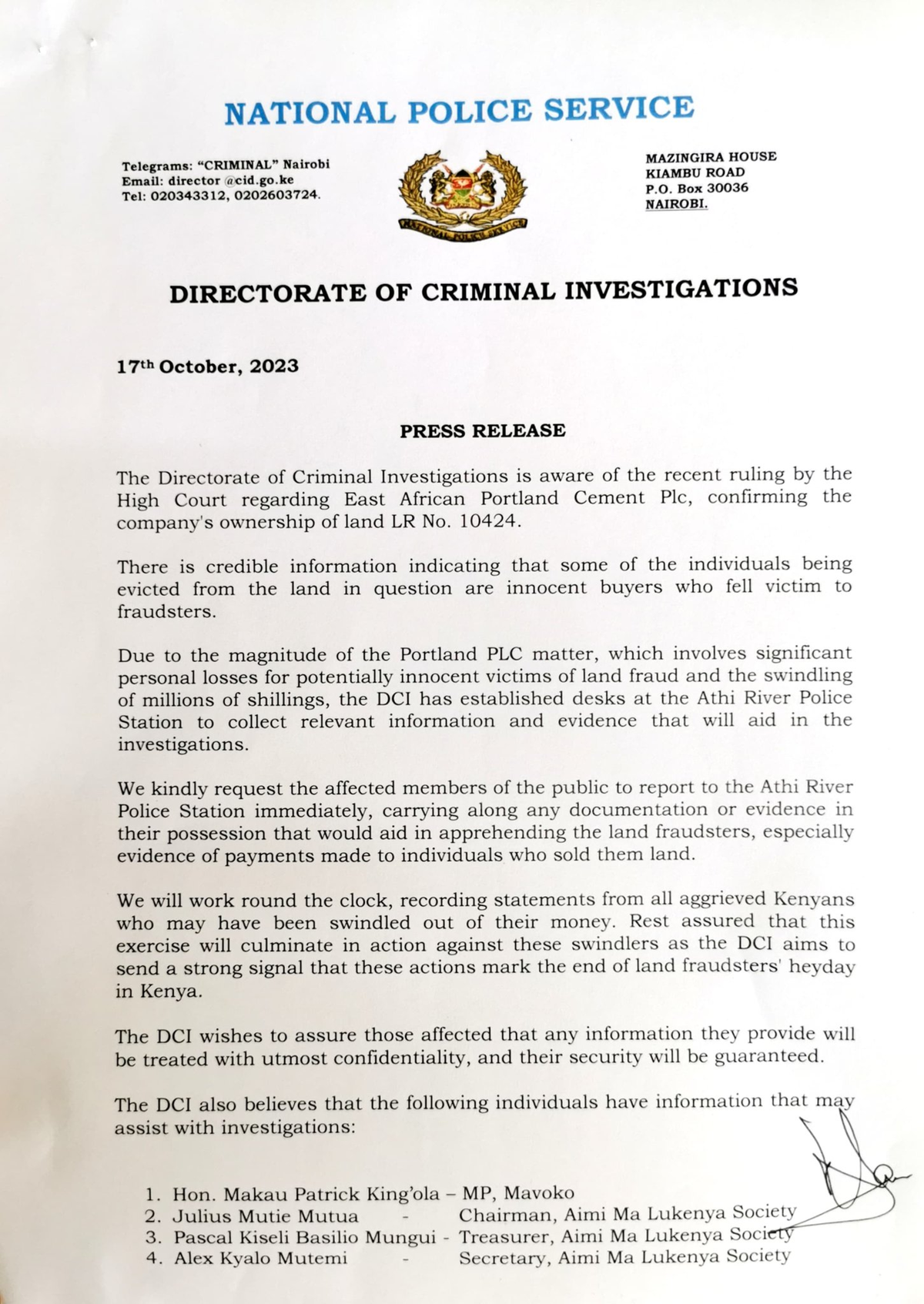 DCI - Press Release 202e - information Science - Studocu