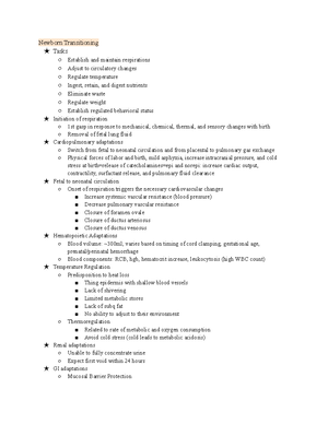 Care Plan Newborn - SAINT LOUIS UNIVERSITY NURS 3480: Maternal/Neonatal ...