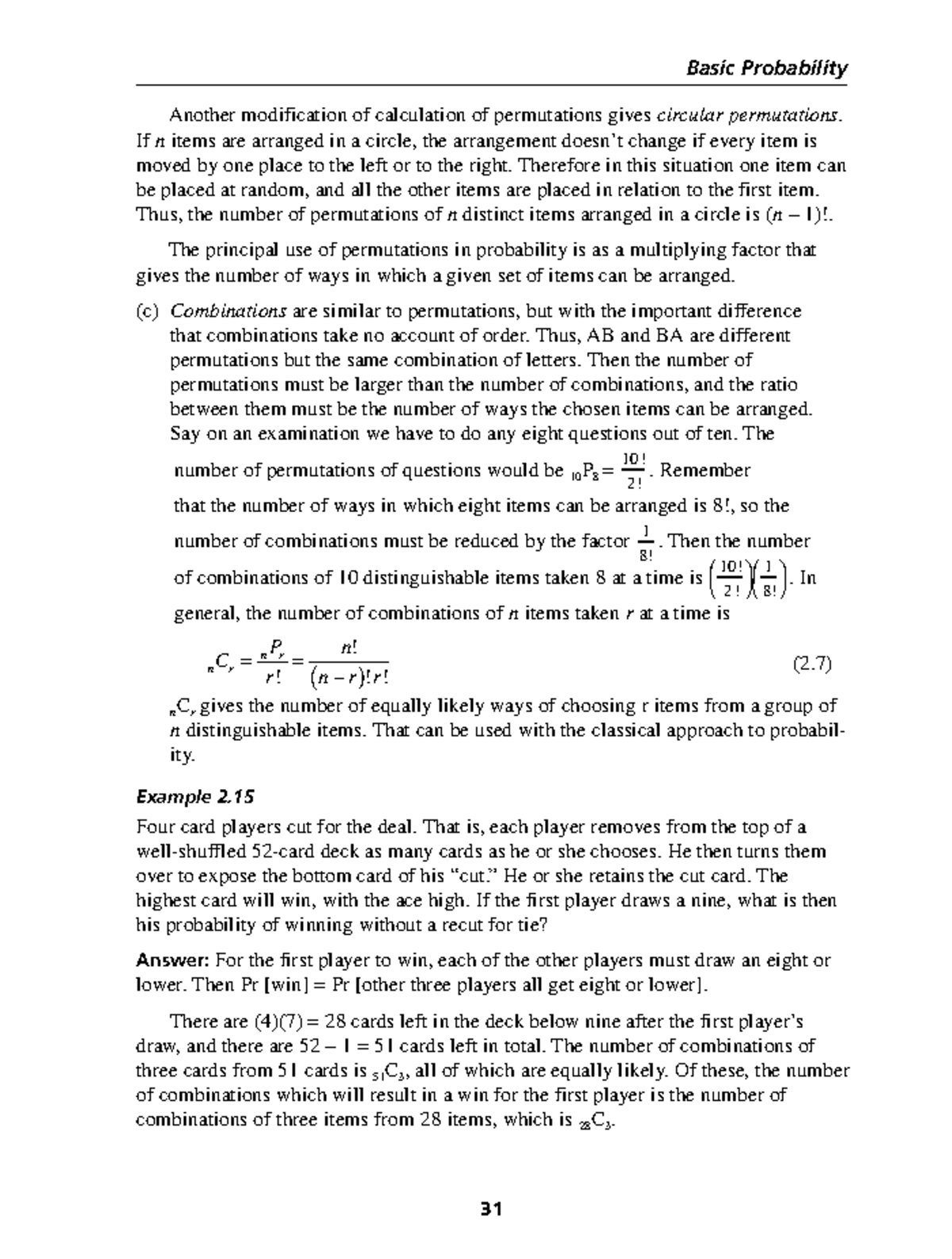 Basic Prob 5 - Basic Probability Another modification of calculation of ...