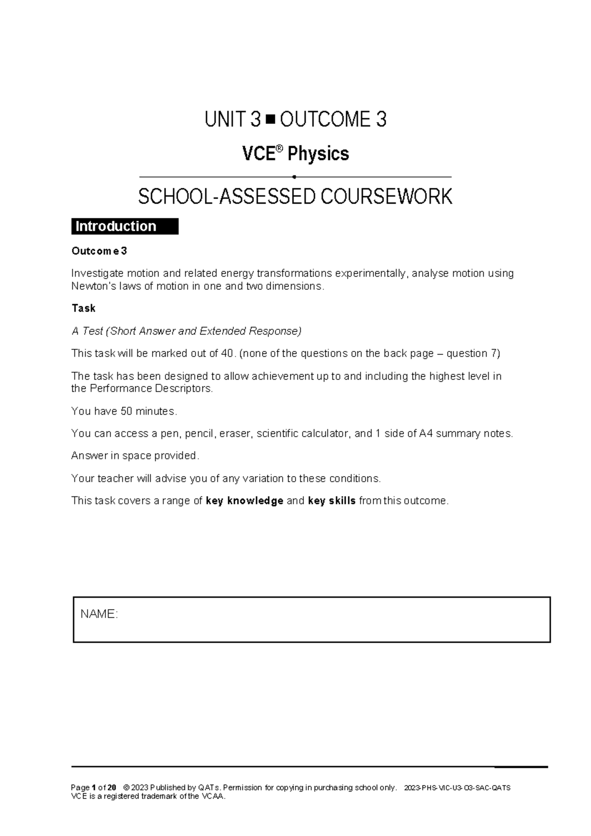 2023-PHS-VIC-U3-O3-SAC-QATS with solutions - UNIT 3 OUTCOME 3 VCE ...