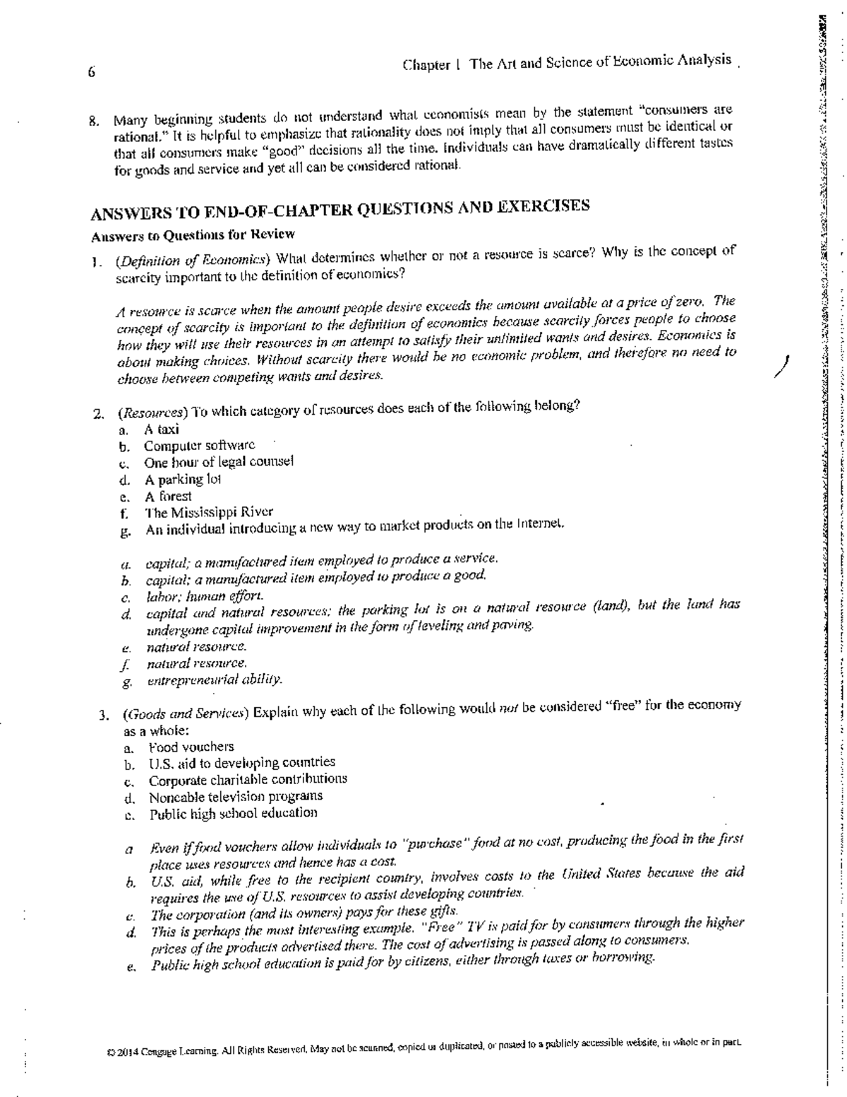 Exam 1 Study Materials from Instructors Manual - ECO 2306 - Studocu