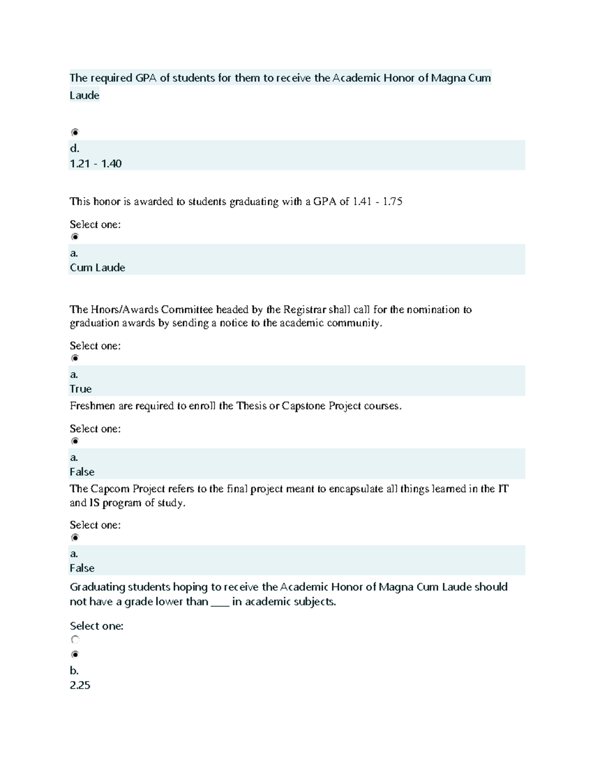 Oed source - The required GPA of students for them to receive the ...