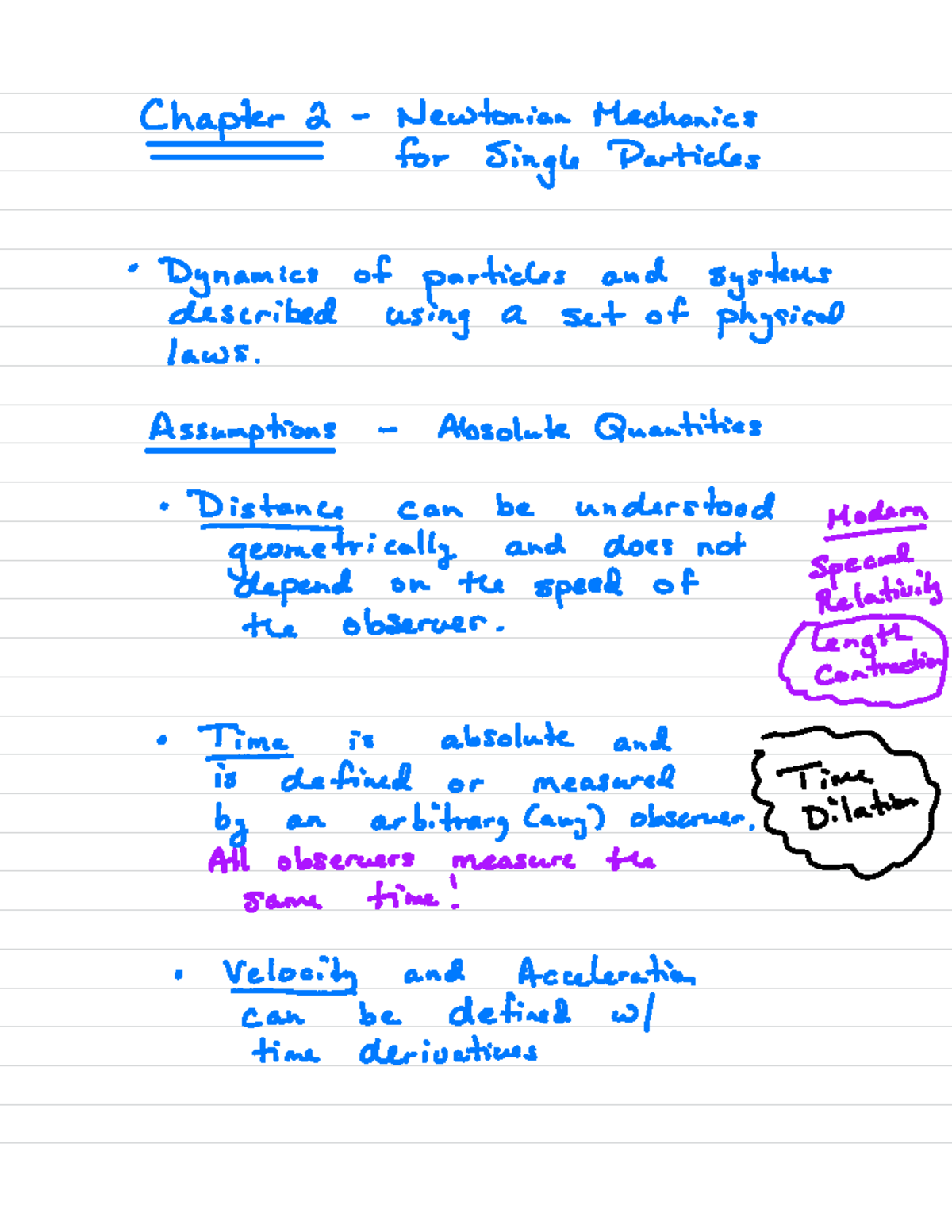 PHY 4221 Fall 2020 Lecture 10 - Chapter Newtonian Mechanics for Single Particles Dynamics of ...