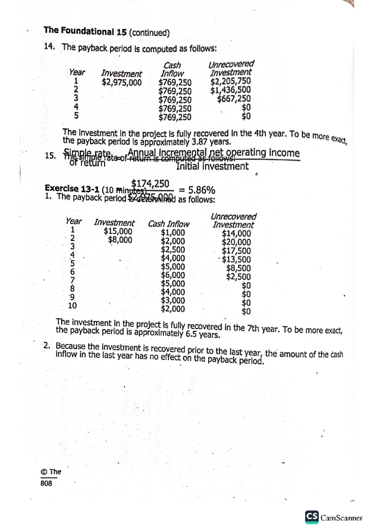 F- 310 (chapter 13 Answer) - Managerial accounting - Studocu