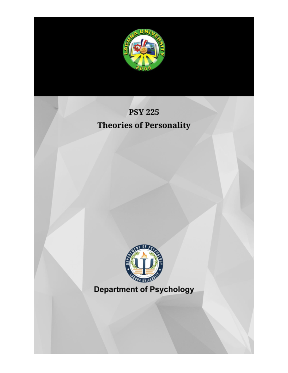 Reviewer on Sigmund Freud - Table of Contents MODULE I. Introduction to ...