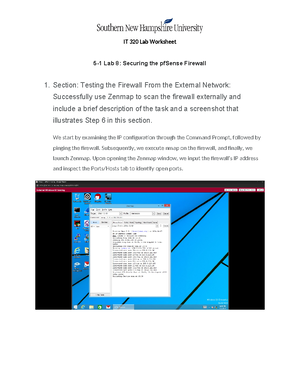 4-4 Lab 7 Intrusion Detection Using Snort - Section: Setting up the Sniffer: Successfully ...