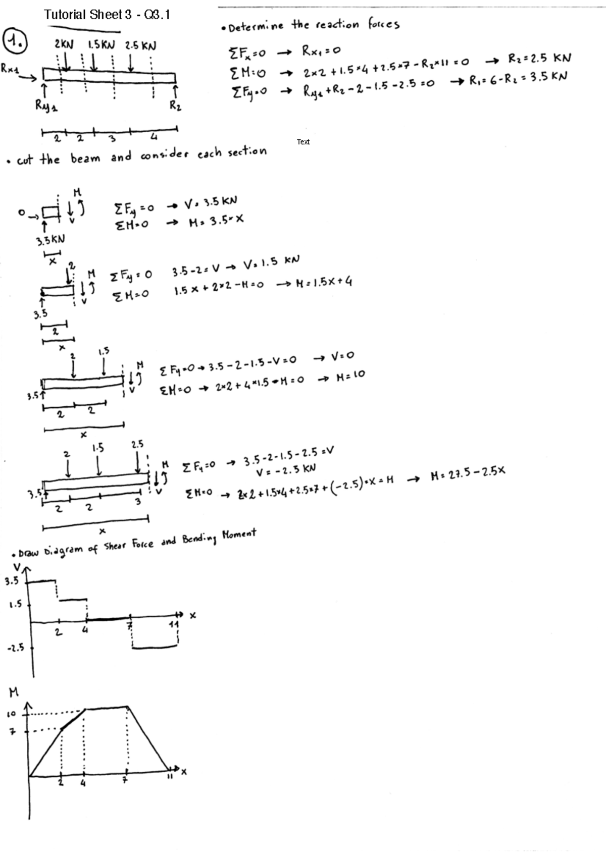 Tutorial Sheet 03 Solutions - ME10010 - Tutorial sheet 1 - Solutions Text Tutorial Sheet 3 - Q3 ...