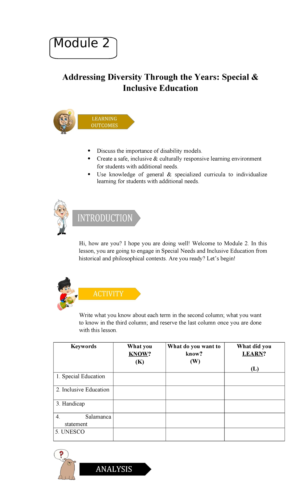 Chapter-2-Addressing Diversity Through the Years - Module 2 Addressing ...