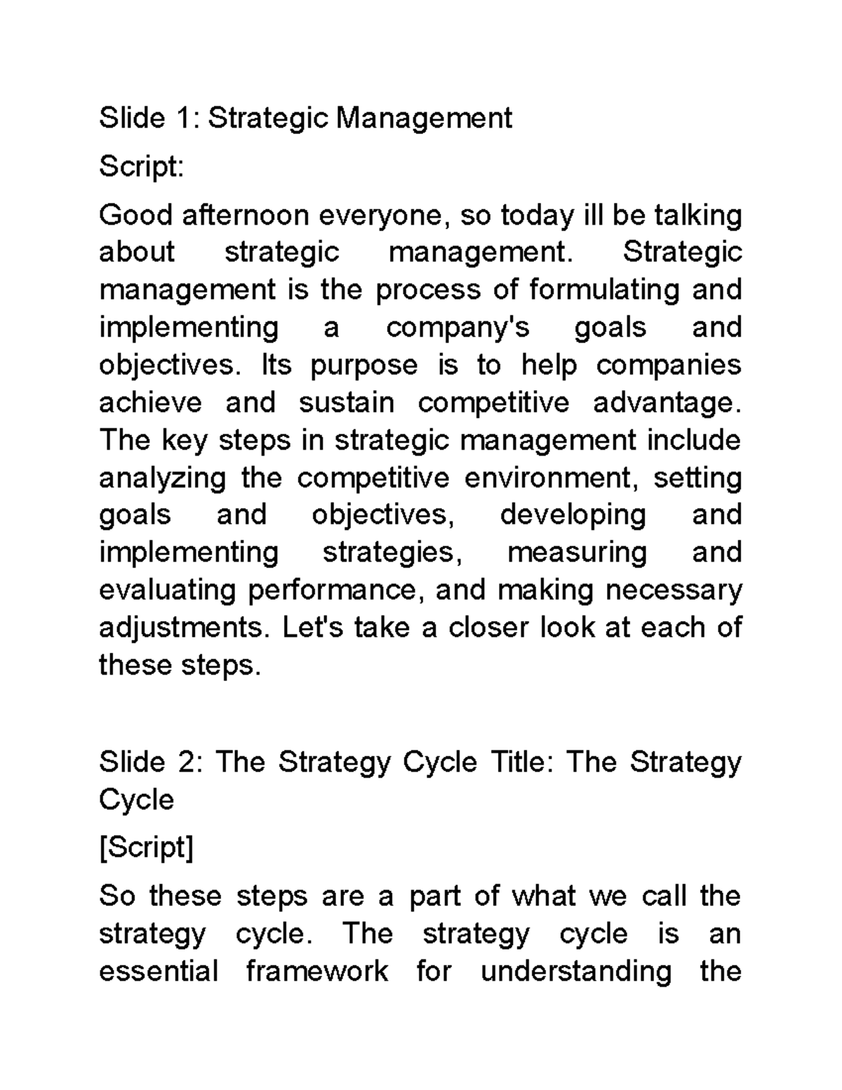 MGMT Script - asdasdasfsfsafsadasdsfsfasdasdasdasdadasdad - Slide 1 ...