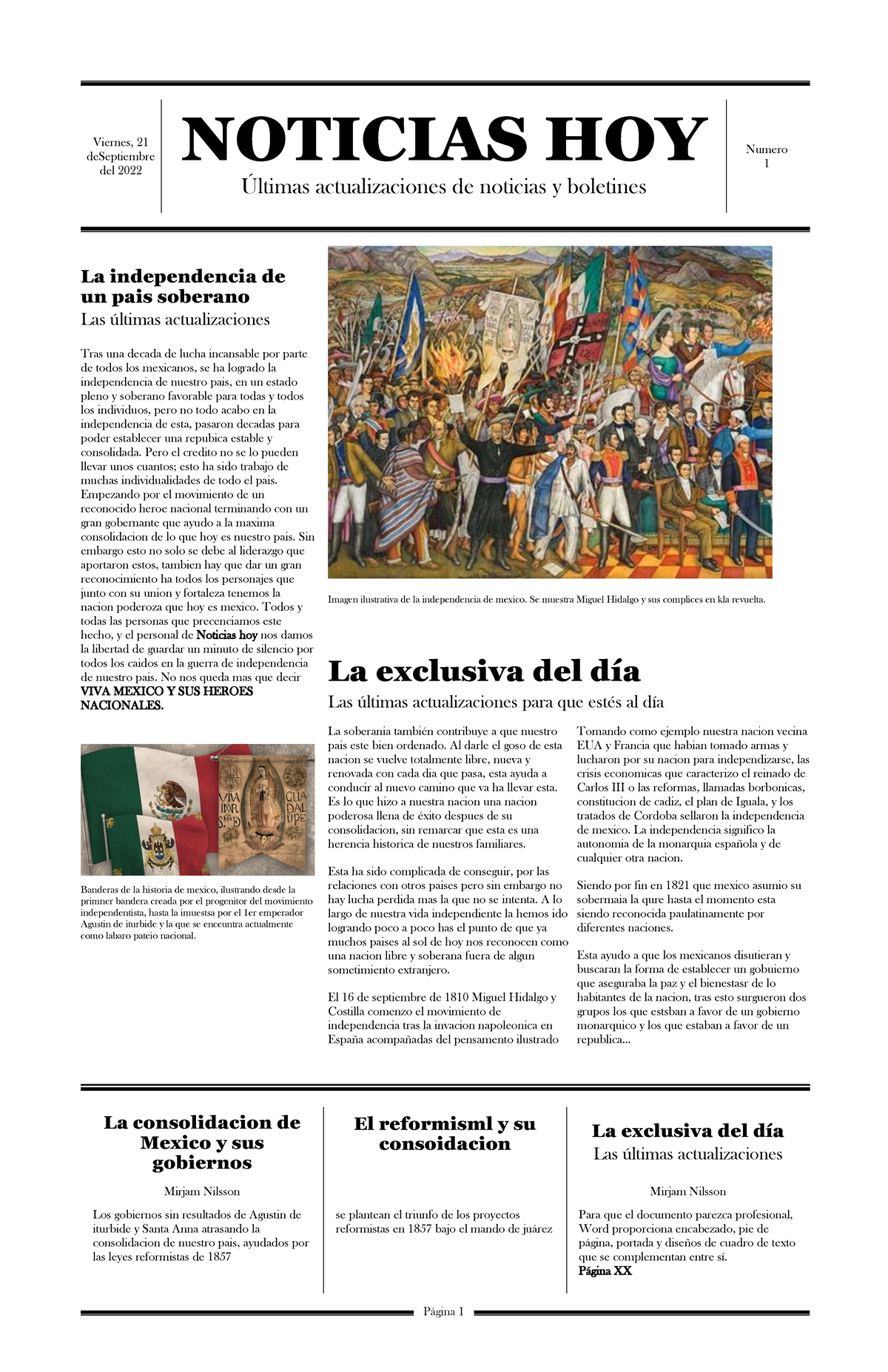 Historia periodico - kdidi - Viernes, 21 deSeptiembre del 2022 NOTICIAS ...