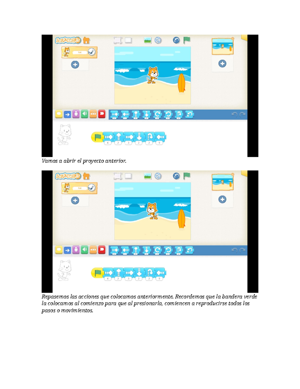 Scratch jr. 2 - Trabajo escolar educativo donde pueden practicar ...