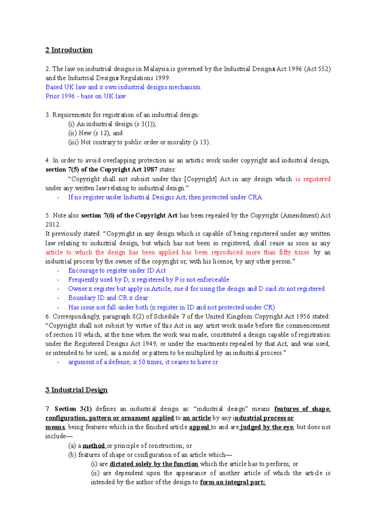 IP - Industrial Design - 2 Introduction The law on industrial designs ...