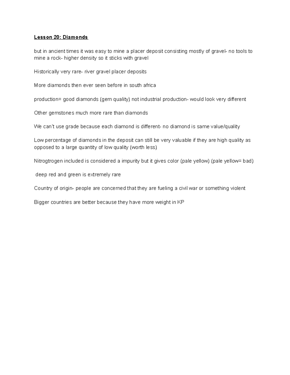 Earth geo lesson 20 - lecture 20 notes Emily Scribner - Lesson 20 ...