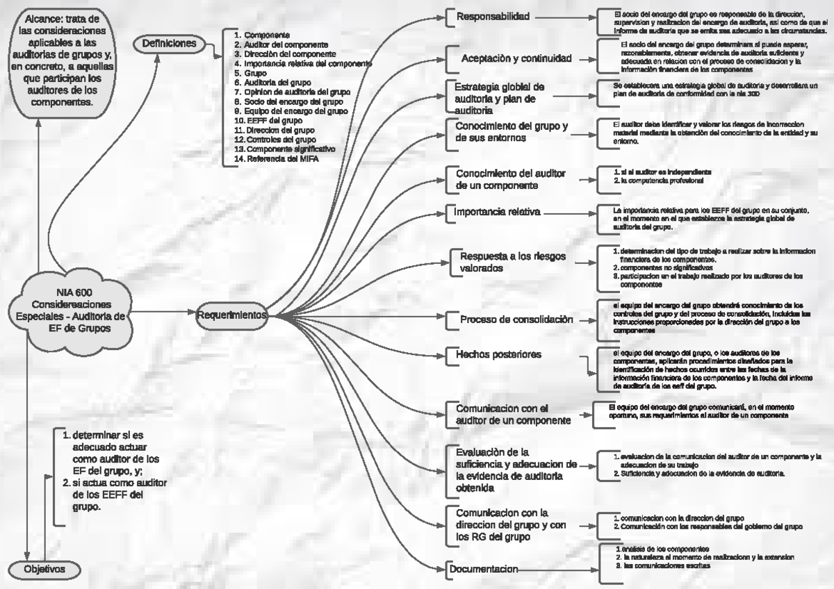 NIA 600 Y 610 Mapas Conceptuales NORAS INSTERNACIONALES DE AUDITORIA ...