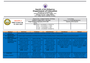 Format 5E Model Semi Detailed Lesson Plan - SCHOOL OF HUMANITIES ...