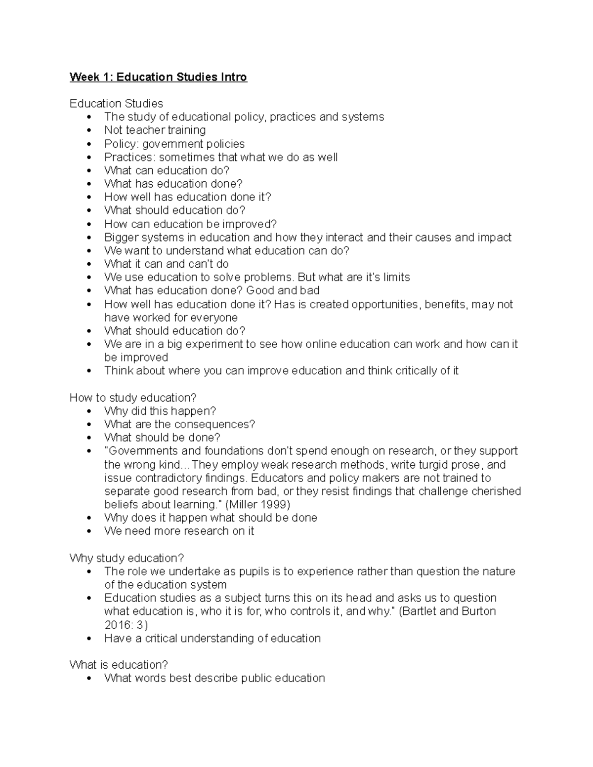 Eds100 Week 1 2 Includes Lecture 1 And Lecture 2 Notes Week 1