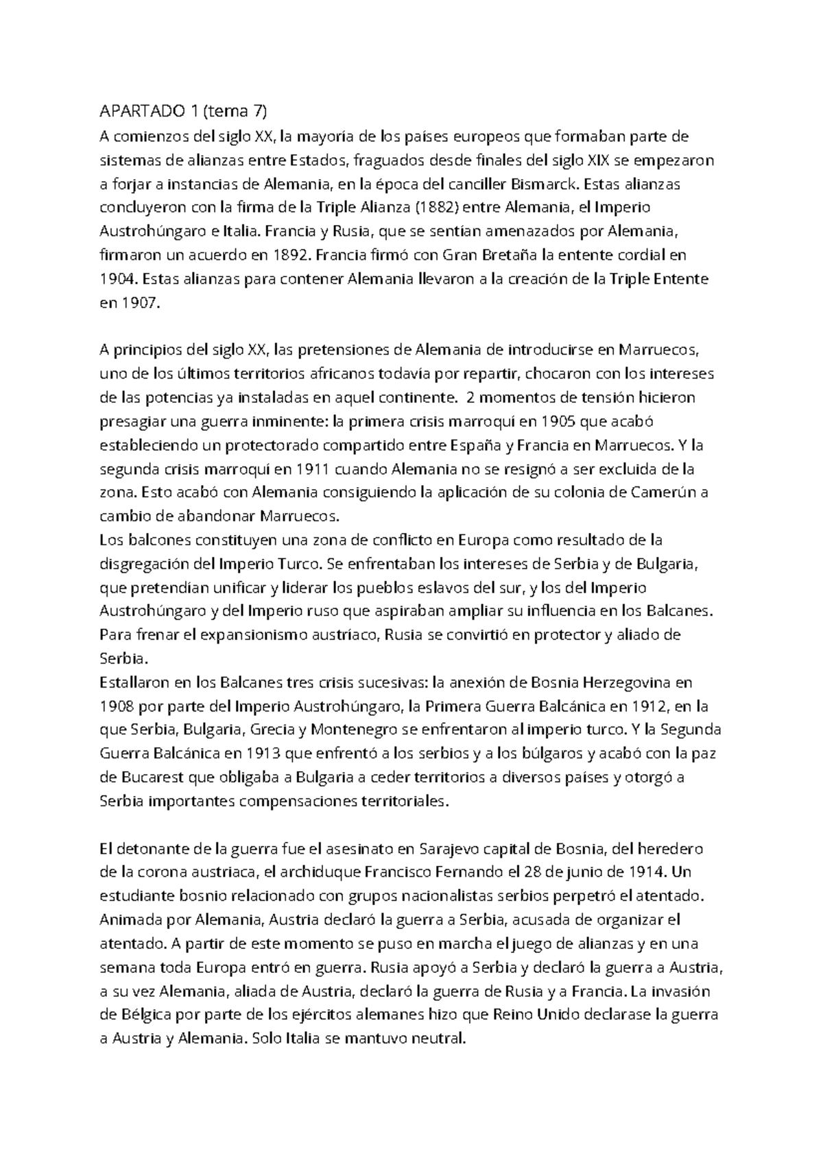 Apartado 1 Tema 7 Historia Del Mundo Contemporáneo Apartado 1 Tema