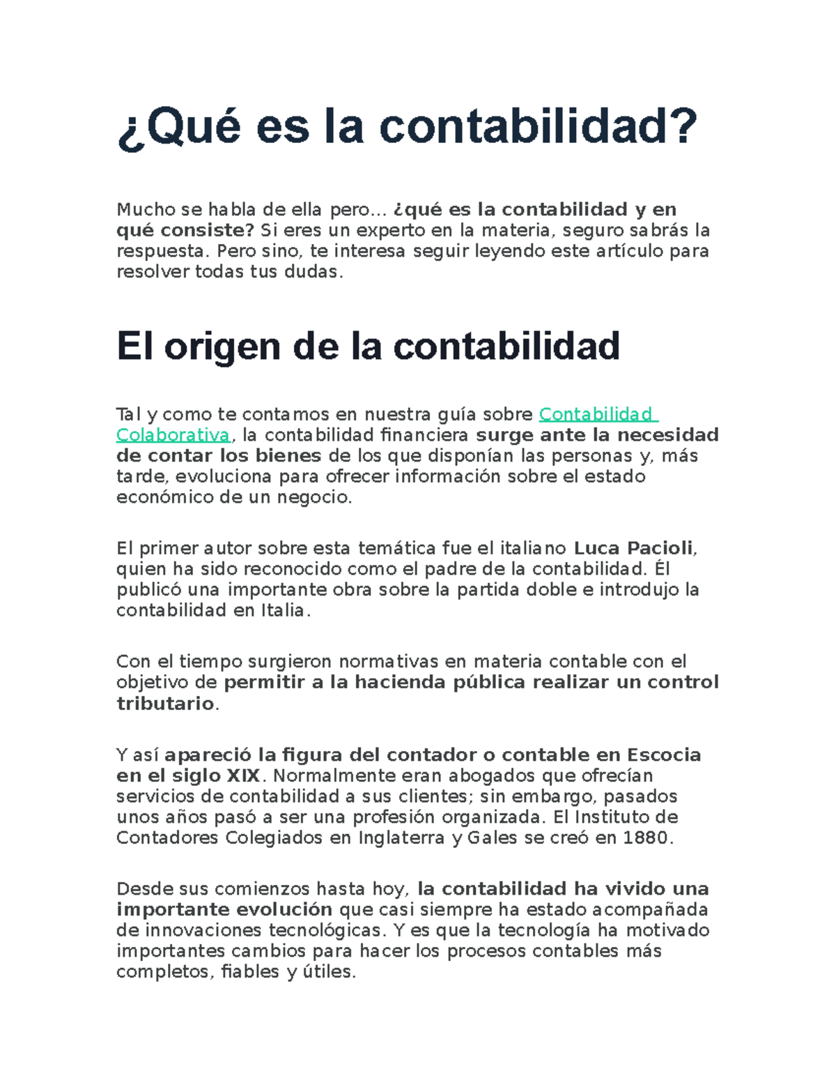 Contabilidad - ¿Qué es la contabilidad? Mucho se habla de ella pero ...