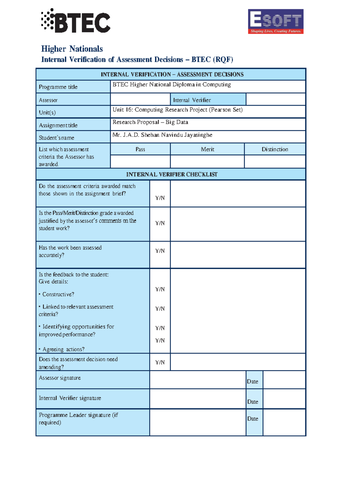 Computing Research Project Proposal - Shehan Jayasinghe (E196747 ...