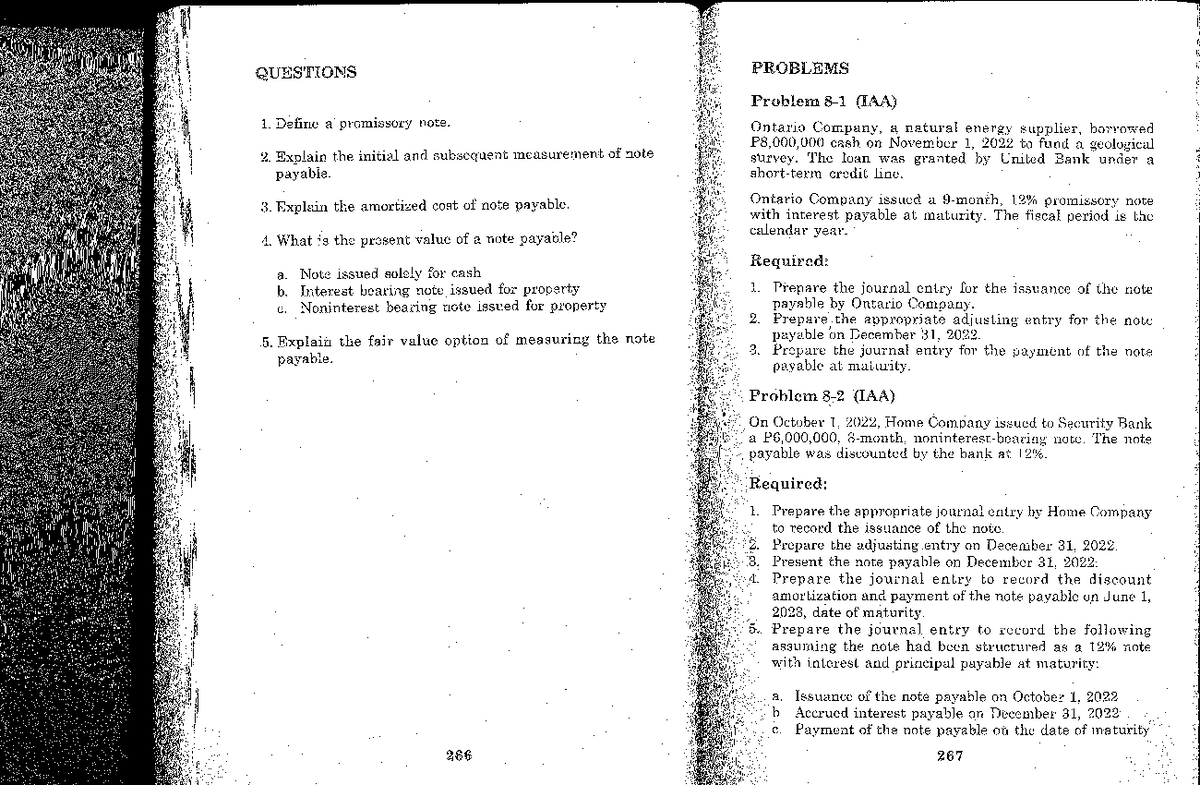 NOTE Payable - Guide in answering or studying Intermediate Accounting 2 ... NOTE Payable - Guide in answering or studying Intermediate Accounting 2 ...