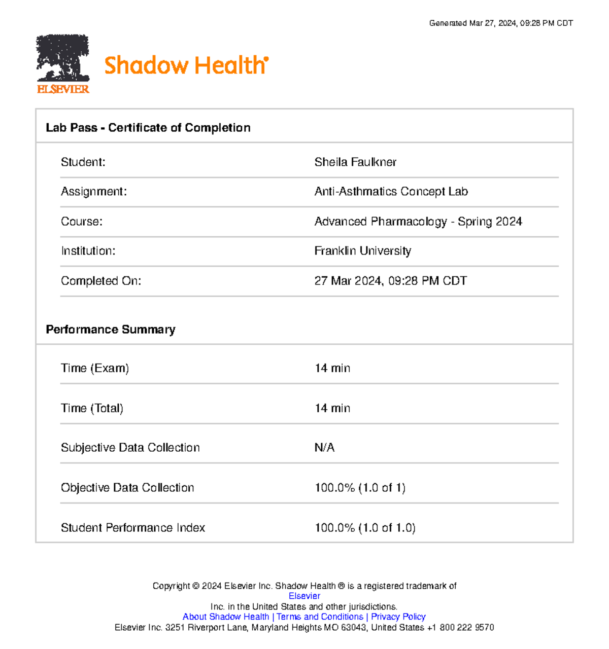 Faulkner sheila labpass Anti-Asthmatics Concept Lab - Generated Mar 27 ...