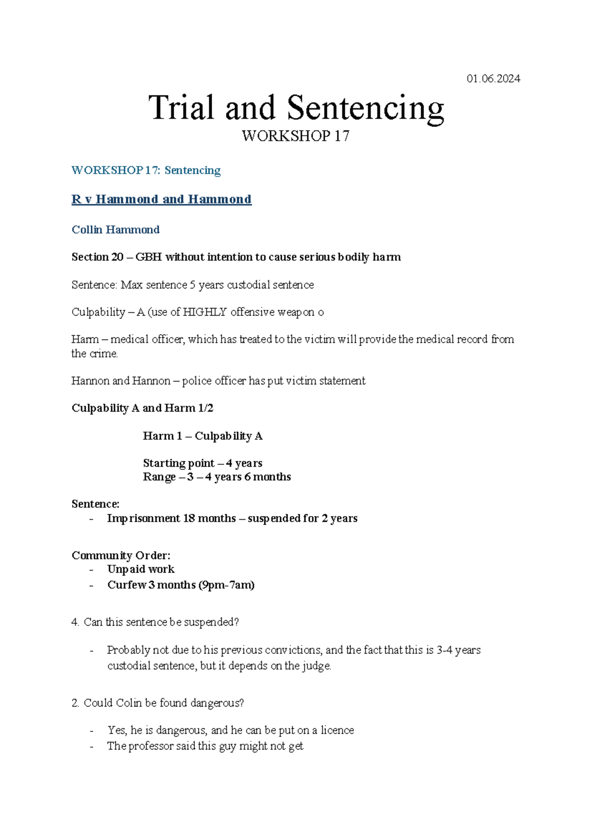 WS17 - Trial and Sentencing Overview and Key Points - 01. Trial and ...