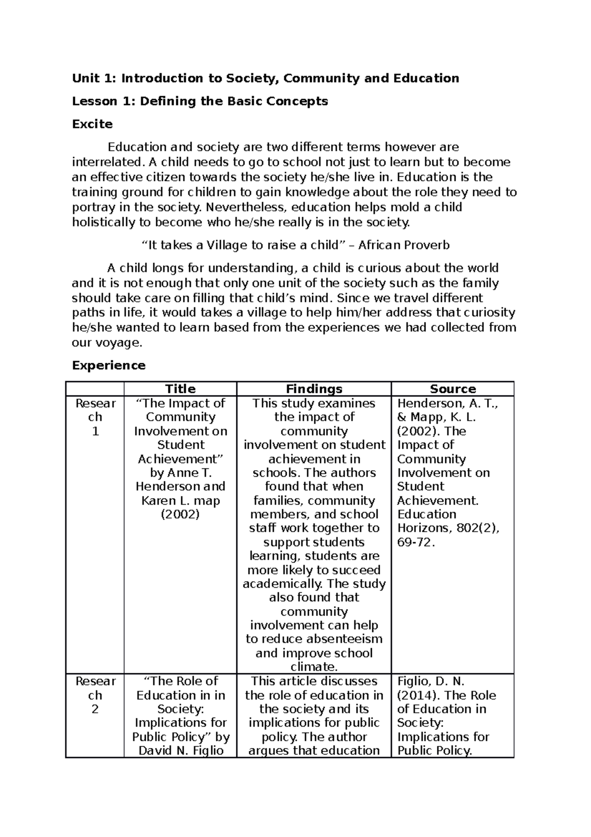 The Teacher, Community, School Culture, and Organizational Leadership ...
