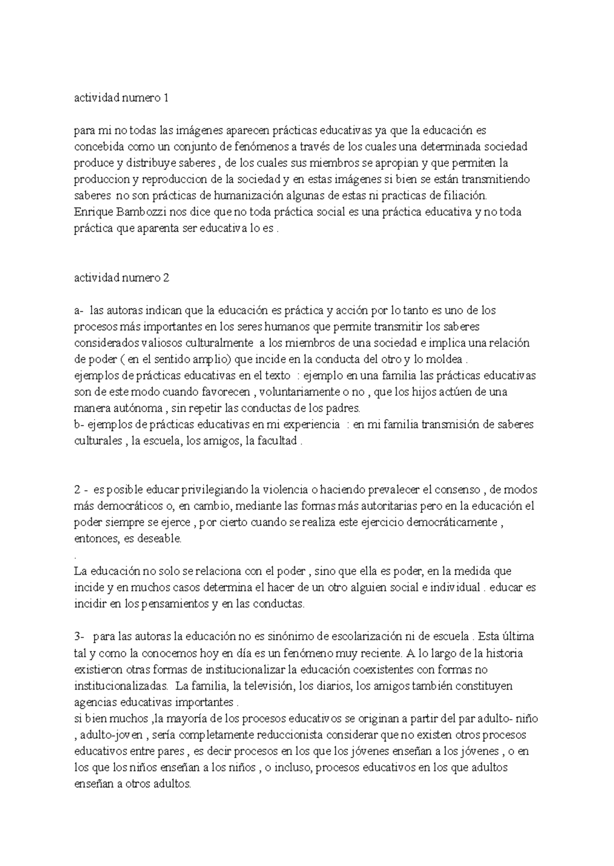 Pedagogia - hjjhhhhh - actividad numero 1 para mi no todas las imágenes ...