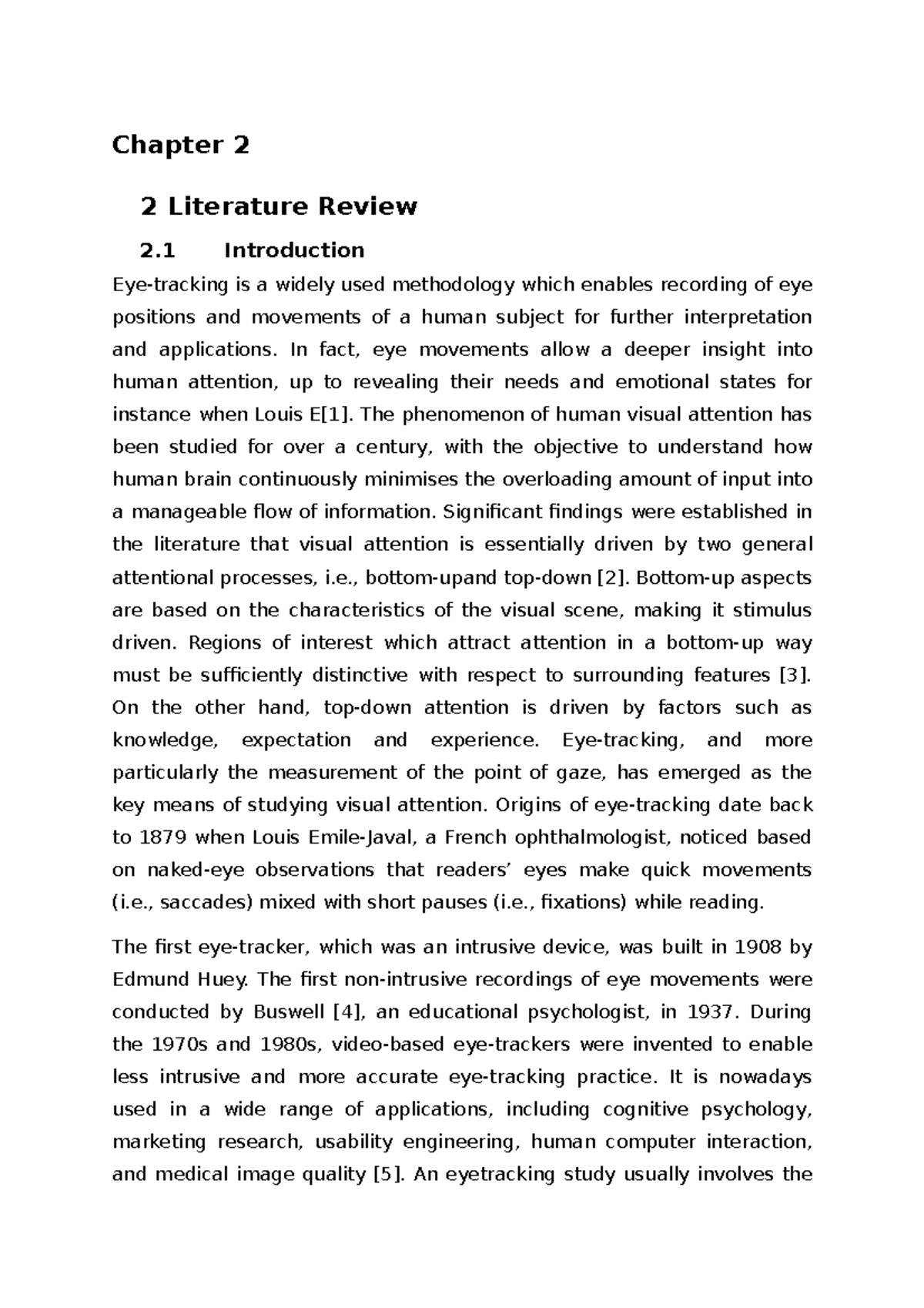 Chapter 2 - 2021 - Chapter 2 2 Literature Review 2 Introduction Eye ...