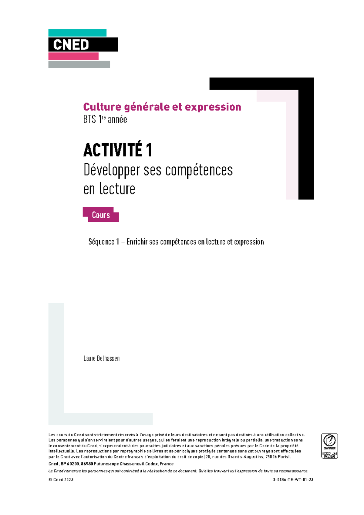 Développer ses compétences en lecture - Les cours du Cned sont ...