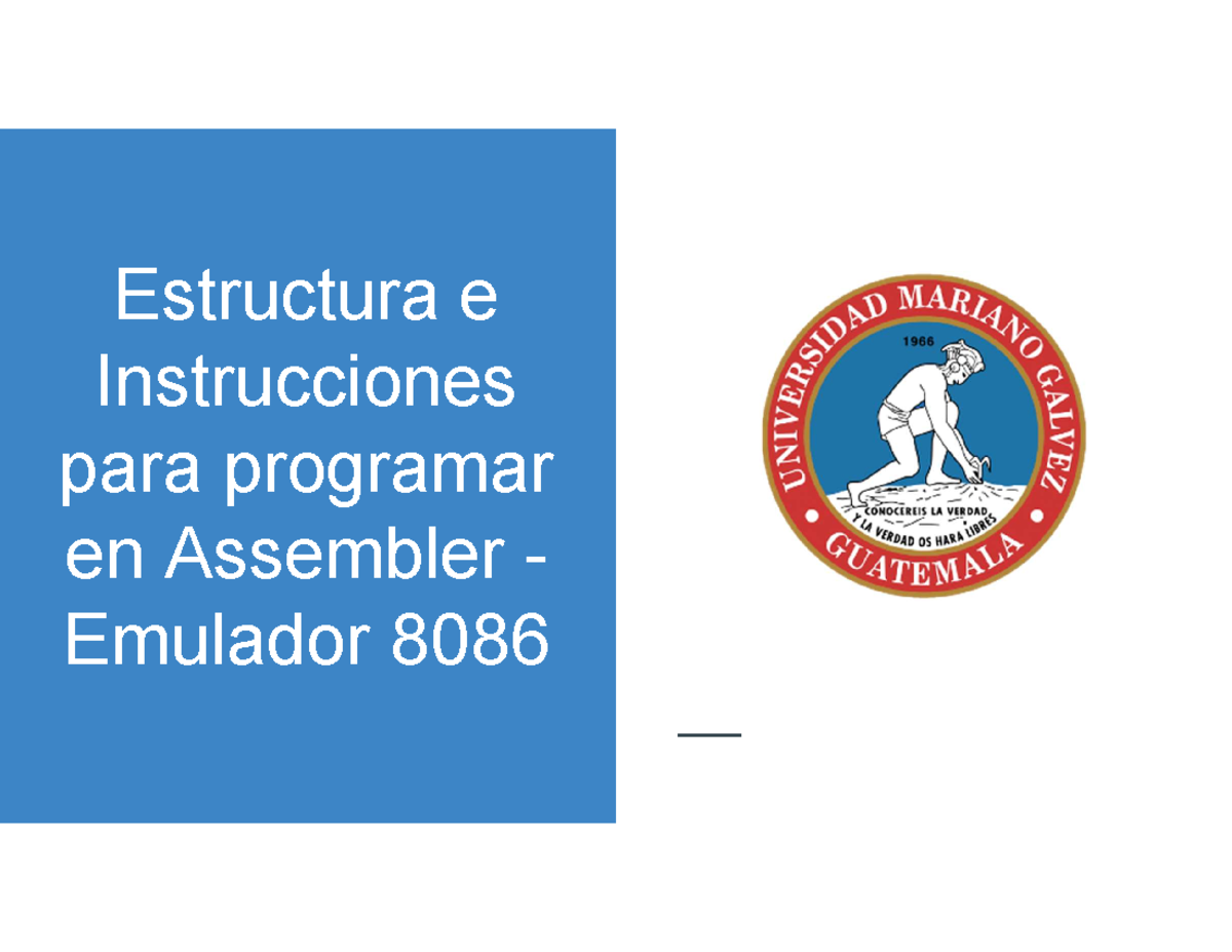 Presentación ADC 4 - nada - Estructura e Instrucciones para programar ...