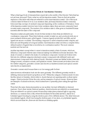 CHEM 101 Lesson 7 Atomic Structure & Periodicity - Atomic Structure & Periodicity - Studocu