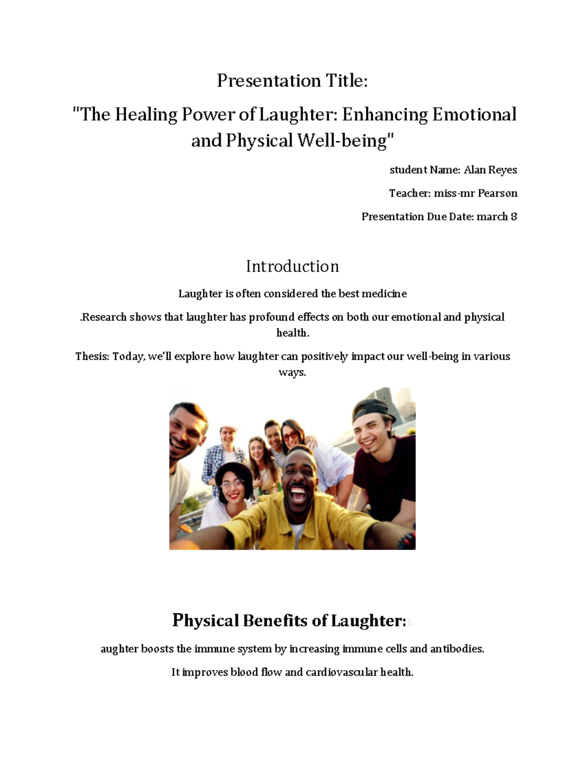 English 2 (1) - xfgt - Presentation Title: "The Healing Power of ...