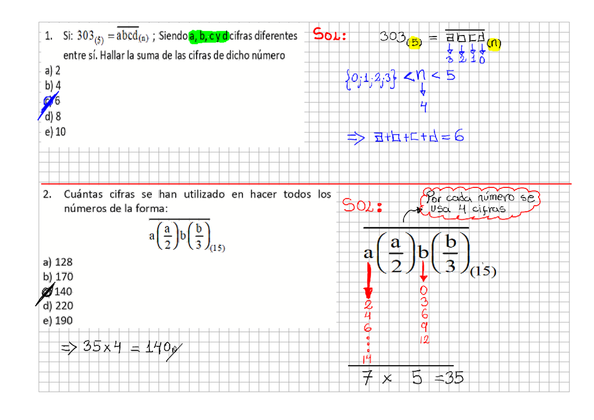 SOL Problemas Repaso - reforzmiento - Aritmetica - Studocu