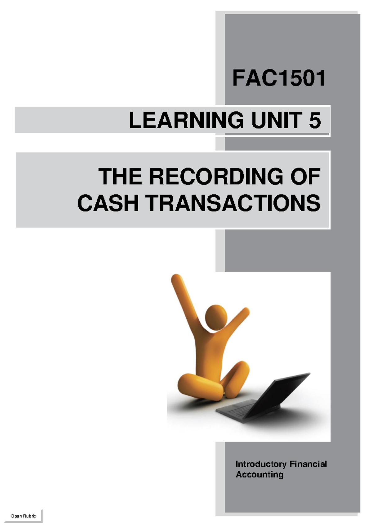 FAC1501 Study guide 2024 Learning unit 5 - FAC LEARNING UNIT 5 THE ...