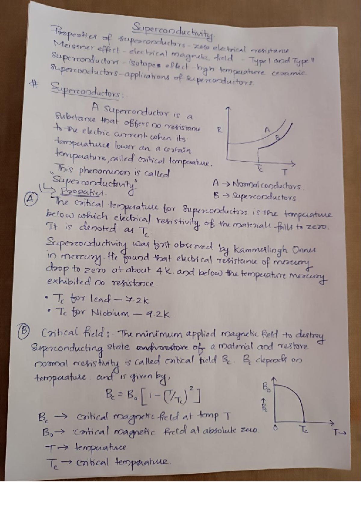 Superconductivity - L3 Physique-chimie physique statistique - Studocu