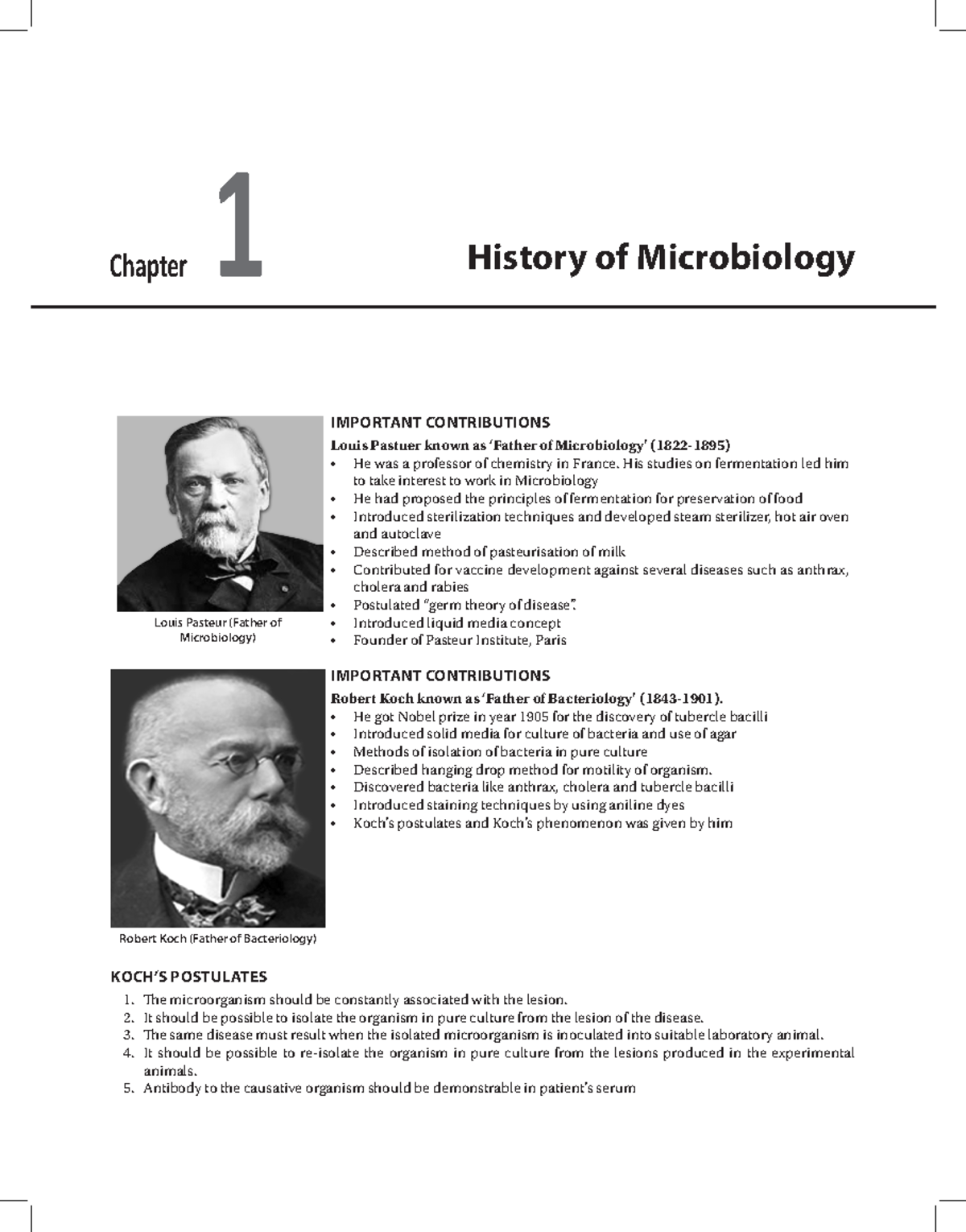 Important Contributor Of Microbiology - Chapter 1 History of ...