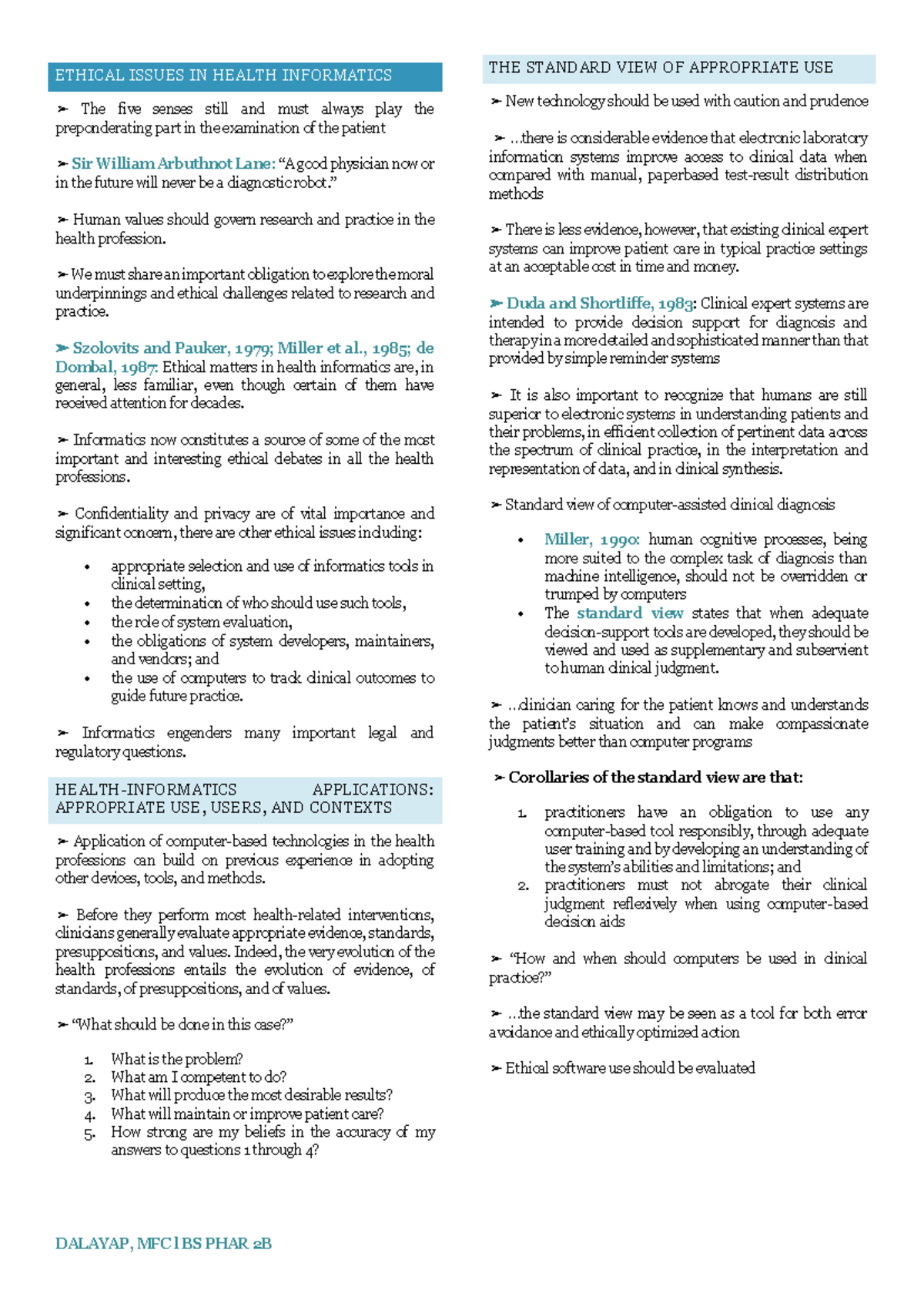 Informatics Finals Information Technology Ethical Issues In He Alth Informatics The Five