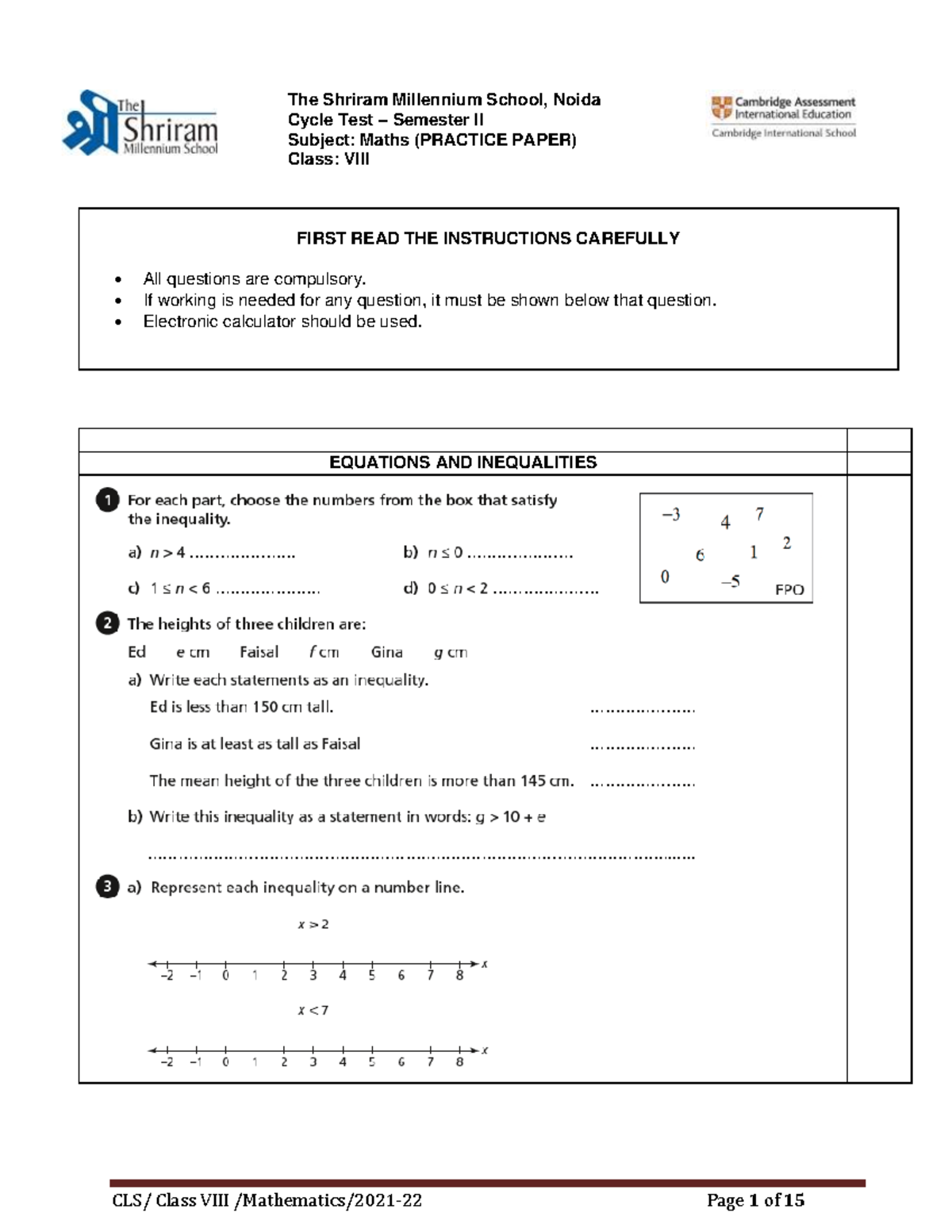 class-viii-maths-cycle-test-2-practice-paper-2021-22-the