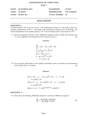 Mathematics P2 Grade 12 June 2022 P2 Memo - Copyright Reserved Please ...