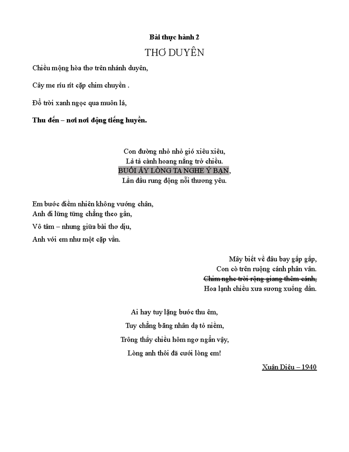 Du lieu tho Word - Tin hoc co ban - THƠ DUYÊN Chiều mộng hòa thơ trên nhánh duyên, Cây me ríu ...