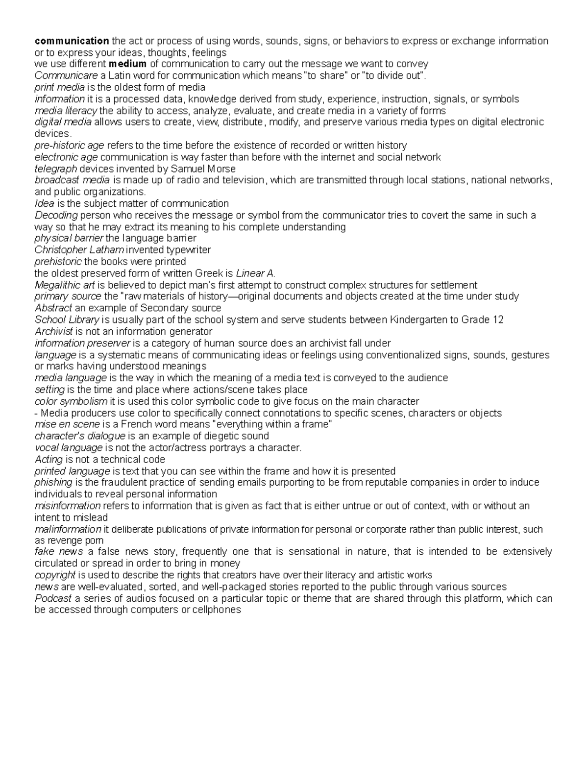 Reviewer-in-mil - Reviewer in mil - communication the act or process of ...