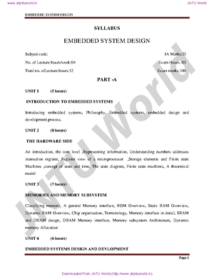 Embedded Computing - Embedded systems - Studocu