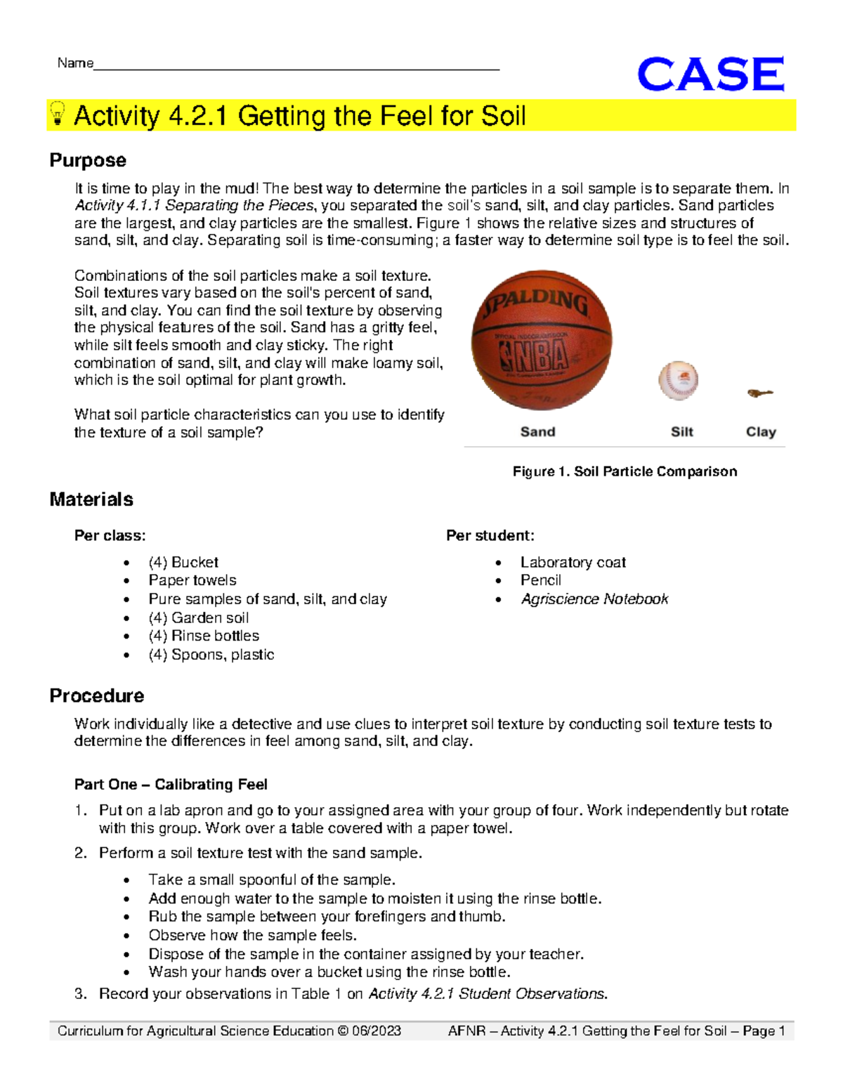 Activity 4 2 1Getting Feel Soil - Name