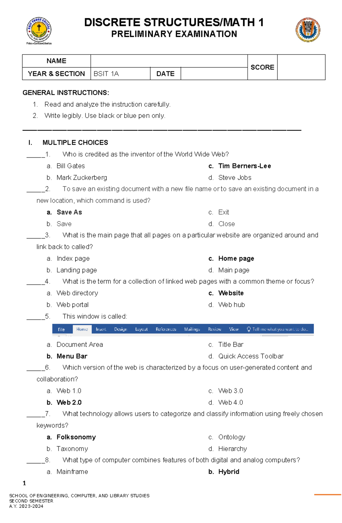Comfun - Introduction to HDL - SCHOOL OF ENGINEERING, COMPUTER, AND LIBRARY STUDIES SECOND ...