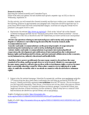 Un position paper - Delegation from Somalia Position Paper for the ...