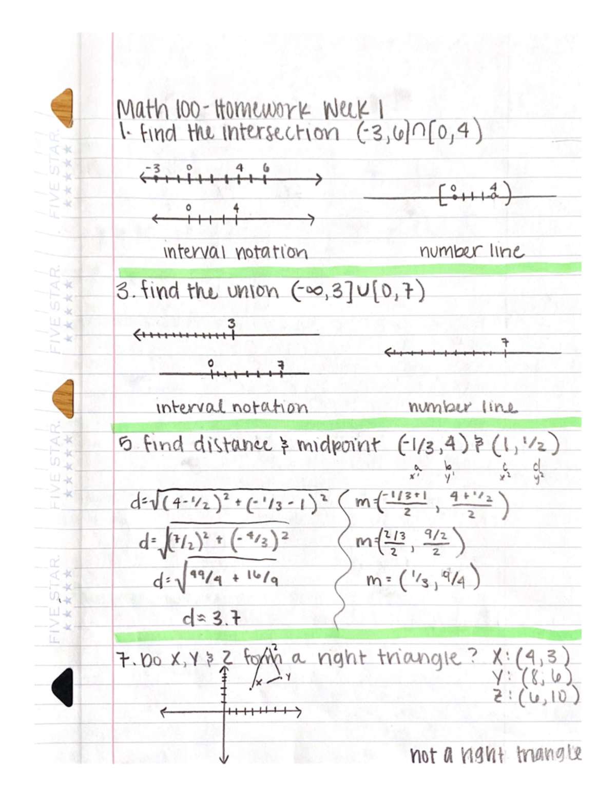 Written Homework #1 - MATH 100 - Kansas State - Studocu
