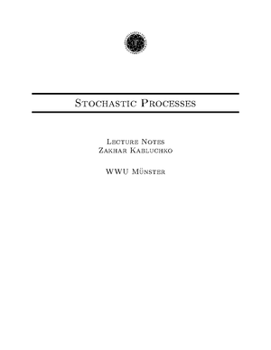 Generating Functions - Probability modelling - Studocu