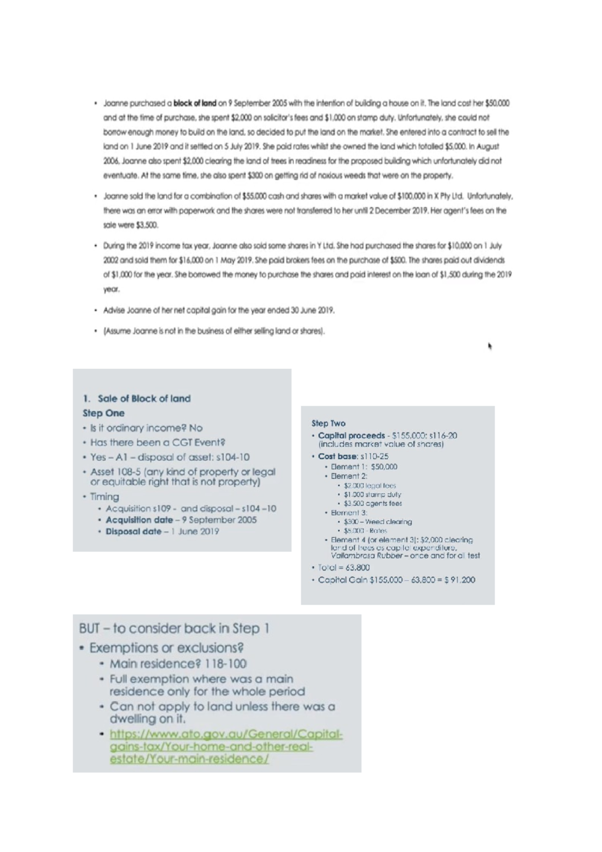 CGT Examples - Week 7 - LWB364 - QUT - Studocu